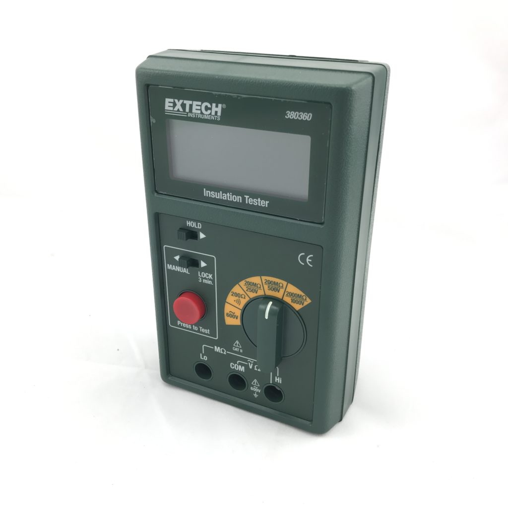 EXTECH DIGITAL INSULATION TESTER - Tool Testing Lab Inc.